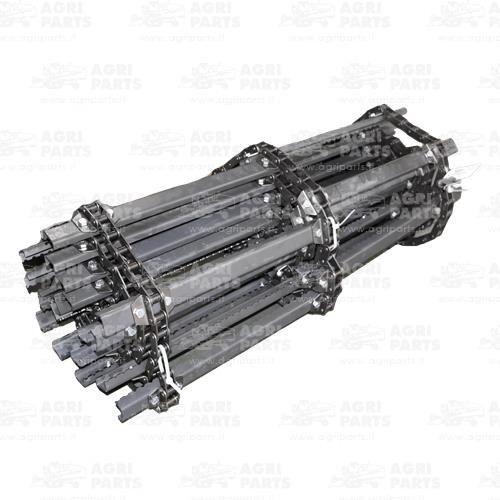 0006159080 - FEED ELEVATOR CHAIN ASSY C/W BARS - Agri Parts Italy
