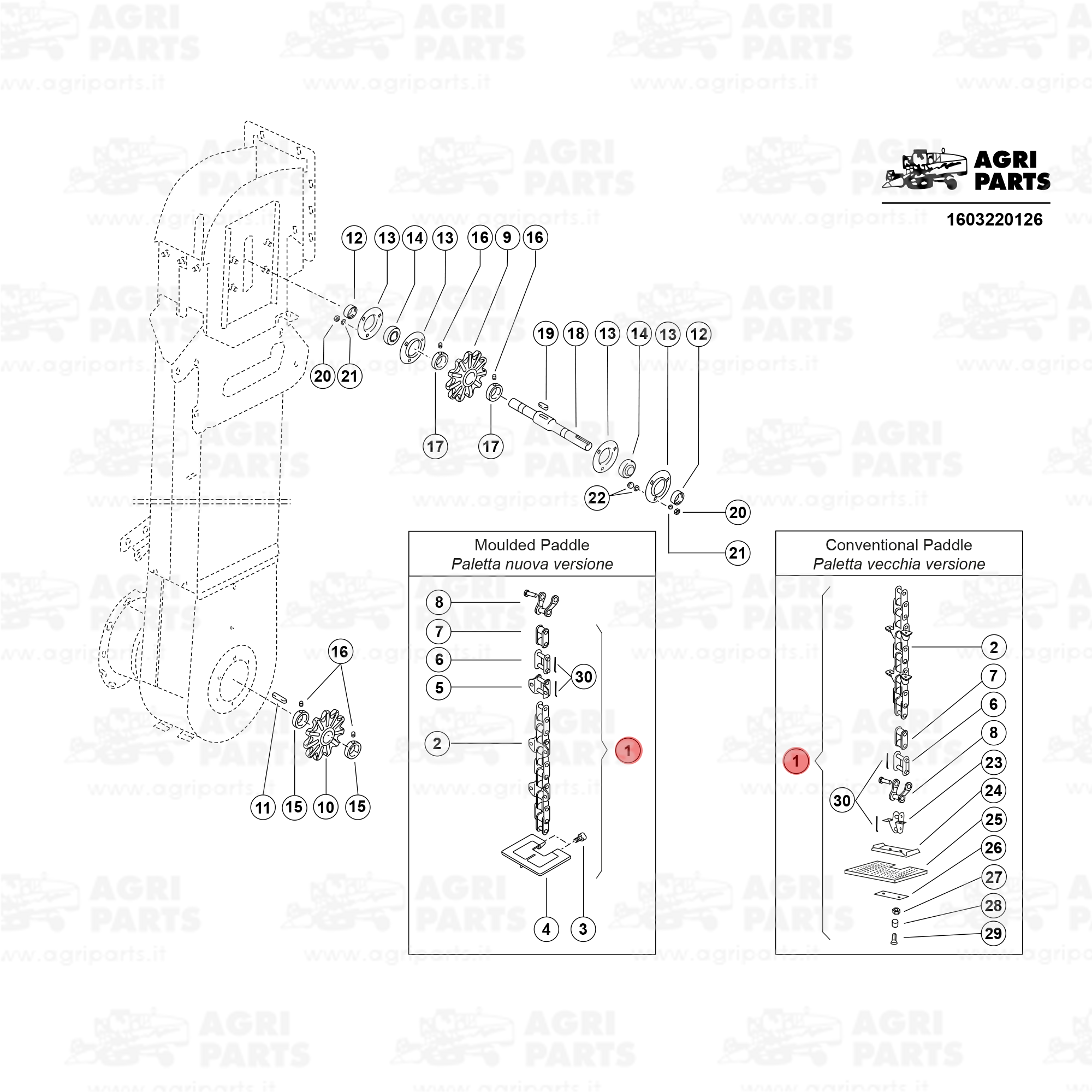 Claas ELEVATOR CHAIN ASSY 0006012040M for your Combine – Agri Parts